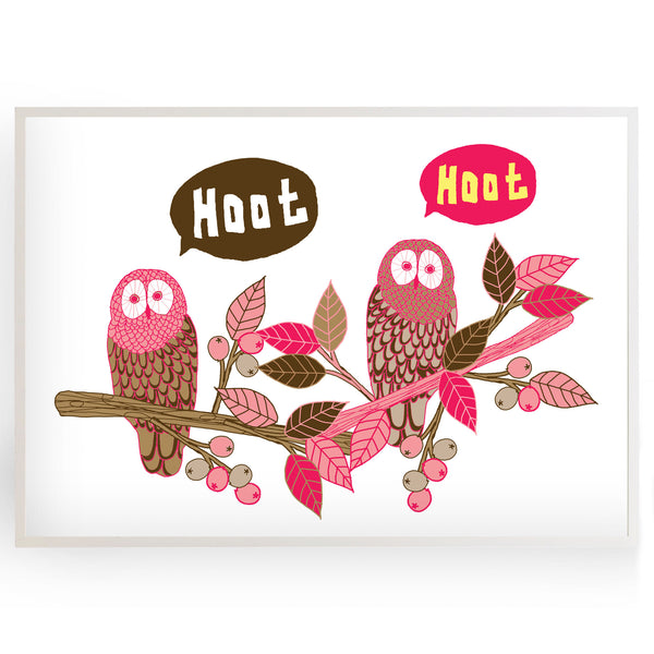 Hoot - A3 Print – Lydia Meiying